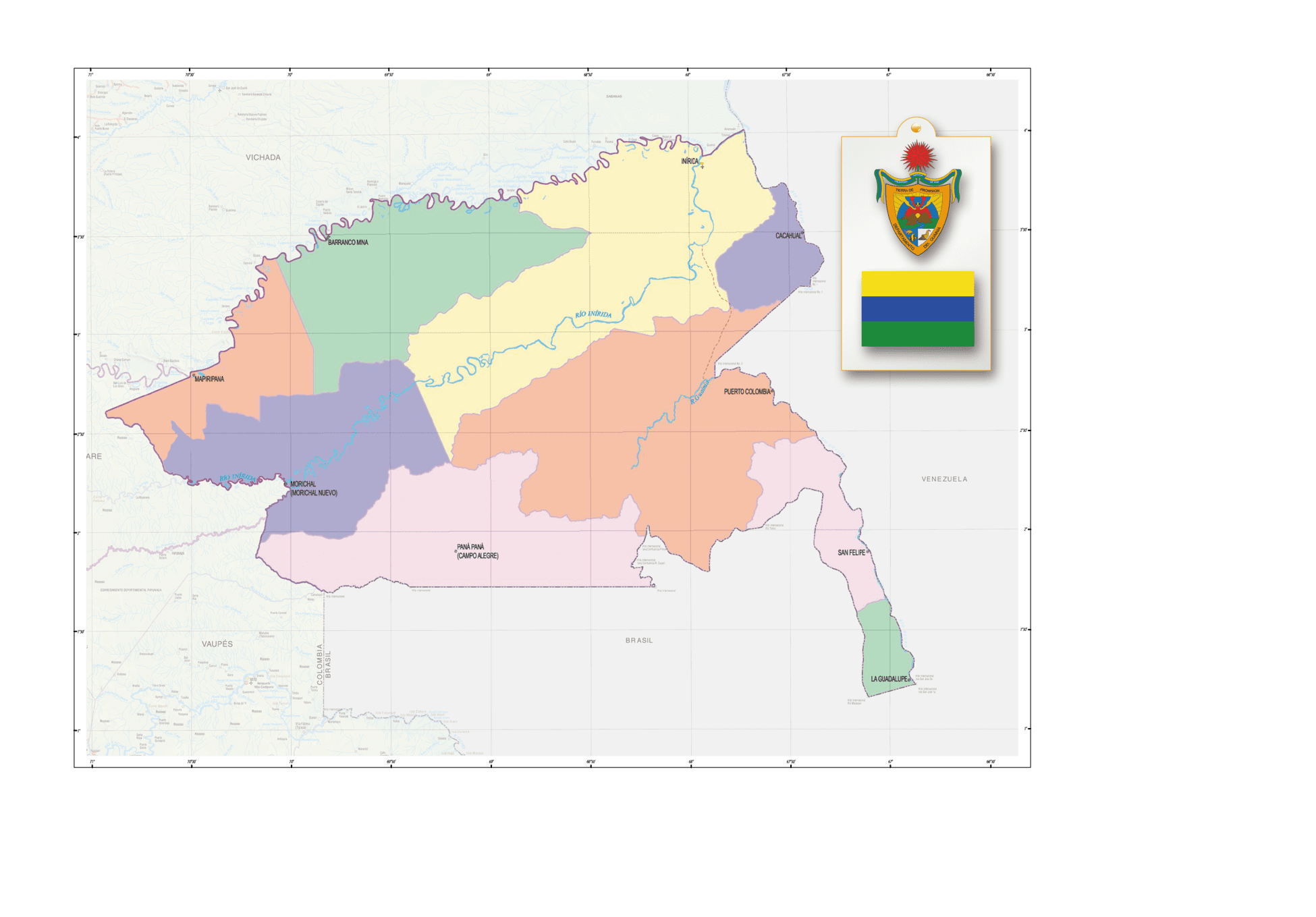 Departamento del Guainía – Atlas Planeta Azul