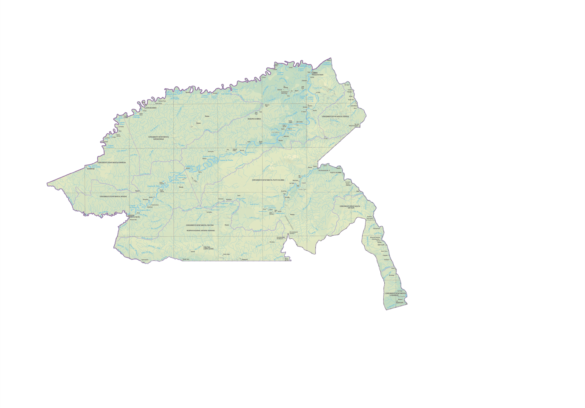 Departamento del Guainía – Atlas Planeta Azul